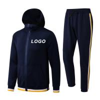 China Manufacturer Custom Men's Outdoor Casual Fall Jacket Coat Hood Fashionable Basketball Sportswear Outerwear Set for Autumn Season for sale