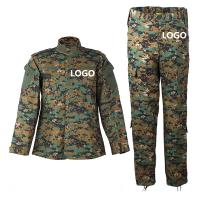 China Customizable Men's Sporty 3D Camouflage Polyester/Cotton Seamless Fusing Quick Dry Workwear Jackets Outdoor Sets Knitted Weaving for sale