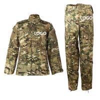 China Customizable Men's Sporty 3D Camouflage Polyester/Cotton Seamless Fusing Quick Dry Workwear Jackets Outdoor Sets Knitted Weaving for sale