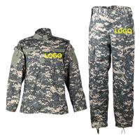 China Customizable Men's Sporty 3D Camouflage Polyester/Cotton Seamless Fusing Quick Dry Workwear Jackets Outdoor Sets Knitted Weaving for sale