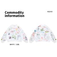 China 2025 Autumn/Winter New High Street Hip Hop O-Neck Oversized Canvas 400g Polyester/Cotton Anti-Pilling Breathable Blank Hoodie for sale