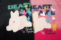China Men's Acid Wash Breathable Cartoon Bunny Character Oversized Hip Hop Style Knitted 320g 100% Cotton Short Sleeve T-shirt for sale