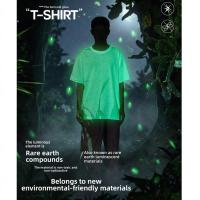 China Custom OEM/ODM 2026 Spring Summer New Heavyweight Firefly Glow Knitted Breathable Sporty Blank Digital Print T-shirt 100% Cotton for sale