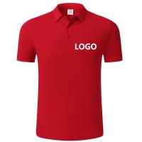 China 100% Polyester Men's Summer Golf T-Shirt Quick Dry Custom Logo Solid Print Size Colored Knitted for Polo Shirt for sale