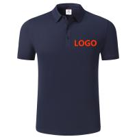 China 100% Polyester Men's Summer Golf T-Shirt Quick Dry Custom Logo Solid Print Size Colored Knitted for Polo Shirt for sale