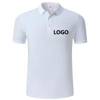 China 100% Polyester Men's Summer Golf T-Shirt Quick Dry Custom Logo Solid Print Size Colored Knitted for Polo Shirt for sale