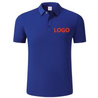 China 100% Polyester Men's Summer Golf T-Shirt Quick Dry Custom Logo Solid Print Size Colored Knitted for Polo Shirt for sale