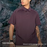 China Customizable Sporty Blank Men's Solid Mint Knitted Short-Sleeve Shirt Quick Dry Breathable New Arrival Spring/Summer 2026 for sale