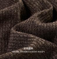 China Custom Logo One-Piece Collar for Shirt New Autumn Winter Arrival Old Money Style Relaxed Casual Lapel Long Sleeve Jersey ODM for sale
