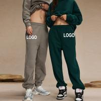 China 2024 Winter Collection 100% Cotton Padded Casual Pants for Men Women Loose Leg Drawstring Fashion Plus Size Mid Waist Canvas for sale