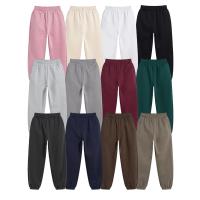 China 2024 Winter Collection 100% Cotton Padded Casual Pants for Men Women Loose Leg Drawstring Fashion Plus Size Mid Waist Canvas for sale
