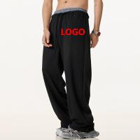 China 100% Cotton Men's Straight Sweatpants Autumn Pants Soft Breathable Fabric Quick Dry Loose Fit Casual Daily Outdoor Wear for sale