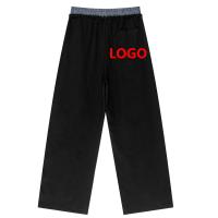 China 100% Cotton Men's Straight Sweatpants Autumn Pants Soft Breathable Fabric Quick Dry Loose Fit Casual Daily Outdoor Wear for sale