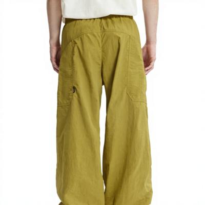 China Autumn Men's Workwear Shorts Eco-Friendly Canvas 100% Nylon Breathable Quick Dry Wide Leg Lightweight Casual Mid Waist Elastic for sale