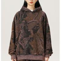 China OEM Custom Printed Digital Printing Waterproof Breathable Vintage Oversized Sporty Hoodie Factory Bulk 100% Cotton Unisex for sale