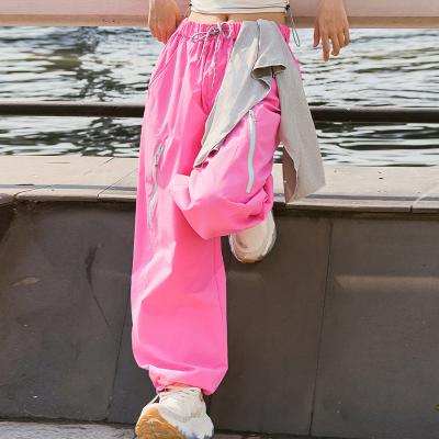 China Custom Men's Outdoor Cargo Pants High Windproof Quick Dry Breathable Loose Fit Drawstring for Hiking Streetwear OEM ODM for sale