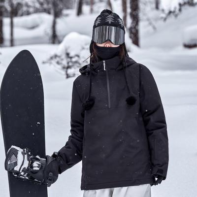 China Custom OEM Couple 3L Waterproof Snowboard Ski Jacket Winter Warm Ski Sweatshirt for sale