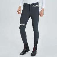 China Men's Four Seasons Professional Competition Equestrian Breeches OEM Custom Riding Pants for sale