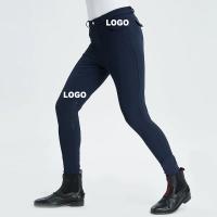 China Men's Four Seasons Professional Competition Equestrian Breeches OEM Custom Riding Pants for sale