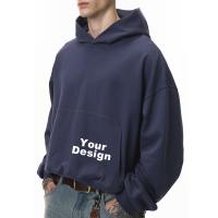 China Boxy Cropped Hoodie, 380G Loose Fit Men’s Long Sleeve Hooded Sweatshirt with Pockets | OEM & ODM Supported, Custom Logo, Fabric & Color Available for sale