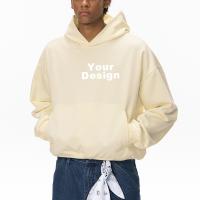 China Boxy Cropped Hoodie, 380G Loose Fit Men’s Long Sleeve Hooded Sweatshirt with Pockets | OEM & ODM Supported, Custom Logo, Fabric & Color Available for sale