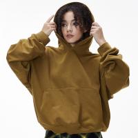 China Boxy Cropped Hoodie, 380G Loose Fit Men’s Long Sleeve Hooded Sweatshirt with Pockets | OEM & ODM Supported, Custom Logo, Fabric & Color Available for sale