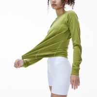 China Modal Cotton Blend Long Sleeve Top, Soft Stretch Casual Basic Tee | OEM & ODM Supported, Custom Logo, Fabric & Color Available for sale