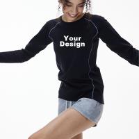 China Modal Cotton Blend Long Sleeve Top, Soft Stretch Casual Basic Tee | OEM & ODM Supported, Custom Logo, Fabric & Color Available for sale
