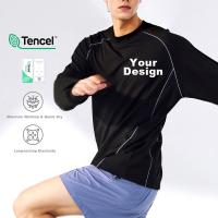 China Modal Cotton Blend Long Sleeve Top, Soft Stretch Casual Basic Tee | OEM & ODM Supported, Custom Logo, Fabric & Color Available for sale