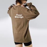 China Modal Cotton Blend Long Sleeve Top, Soft Stretch Casual Basic Tee | OEM & ODM Supported, Custom Logo, Fabric & Color Available for sale
