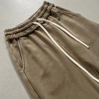 China 380g 100% Cotton Vintage Wax Washed Distressed Spliced Wide Leg Sweatpants | OEM ODM, Custom Logo/Fabric/Color Code, Flexible MOQ for sale