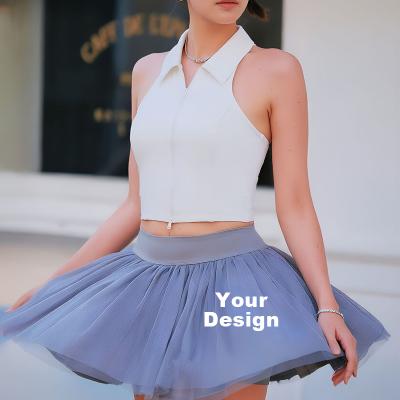 China Women Cooling Tennis Skirt with Built-in Shorts, 100% Polyester Outer 75% Nylon Liner, 4 Side Pockets Hold 8 Balls | OEM ODM, Custom Logo/Fabric/Color Code, Flexible MOQ for sale