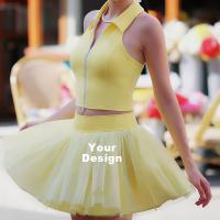 China Women Cooling Tennis Skirt with Built-in Shorts, 100% Polyester Outer 75% Nylon Liner, 4 Side Pockets Hold 8 Balls | OEM ODM, Custom Logo/Fabric/Color Code, Flexible MOQ for sale