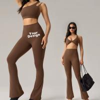 China Custom Apparel OEM & ODM Naked Sculpt Activewear Collection, 4 Mix-and-Match Yoga Pieces: Sports Bras, Zip Jacket & Flared Yoga Pants for sale