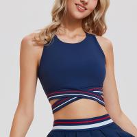 China Shockproof Gathering Anti Sag Sports Bra | Running Yoga Pilates Vest Bra Custom OEM for sale