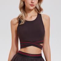 China Shockproof Gathering Anti Sag Sports Bra | Running Yoga Pilates Vest Bra Custom OEM for sale