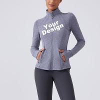 China OEM ODM Sculpt Naked Feeling Workout Jacket, Customizable Quick Dry Long Sleeve Fitness Jacket For Women for sale