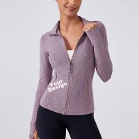 China OEM ODM Sculpt Naked Feeling Workout Jacket, Customizable Quick Dry Long Sleeve Fitness Jacket For Women for sale