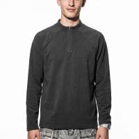 China Custom OEM Half-Zip Double Fleece Raglan Sleeve Base Top for sale