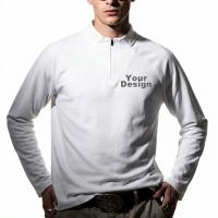 China Custom OEM Half-Zip Double Fleece Raglan Sleeve Base Top for sale
