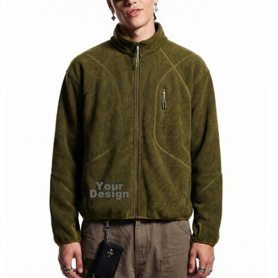 China Custom Honeycomb Thermal Fleece Jacket with 4-Way Stretch and Water-Resistant Softshell Fabric for sale