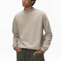 China Custom OEM 7A Antibacterial Negative Ion Thermal Mock Neck Sweatshirt with Far Infrared Function for sale