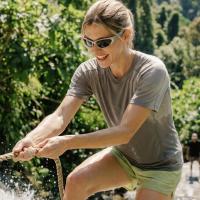 China Custom OEM New Zealand Merino Wool T‑Shirt, Quick Dry Antibacterial Odor‑Resistant Outdoor Sports Tee for sale