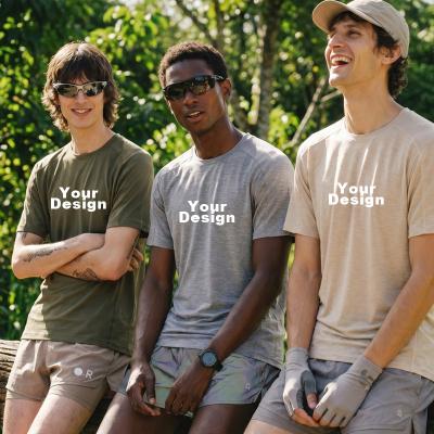 China Custom OEM New Zealand Merino Wool T‑Shirt, Quick Dry Antibacterial Odor‑Resistant Outdoor Sports Tee for sale