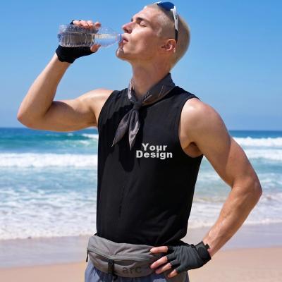 China Custom O2 Quick‑Dry Sports Tank Top, Men's Lightweight Moisture‑Wicking Outdoor Running Vest OEM ODM for sale