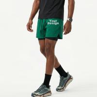China Men Double‑Layer Quick‑Dry Running Shorts｜Customizable for sale