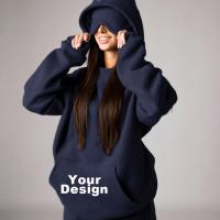China Custom OEM ODM Airplane Mode Travel Oversized Hoodie, Multi‑Pocket Built‑in Eye‑Mask Fleece Hooded Sweatshirt for sale