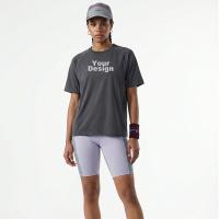 China Custom OEM ODM Grid Quick‑Dry Sports T‑Shirt, Breathable Lightweight Short Sleeve Top for Outdoor Running for sale
