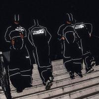 China Custom OEM ODM Drawstring‑Trim Hooded Zip‑Up Cardigan, Loose Street Hip‑Hop Team Hoodie for Men & Women for sale