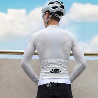 China Custom OEM ODM Women COOLMAX Quick‑Dry Cycling Jersey, Breathable Road Bike Long Sleeve Riding Top for sale